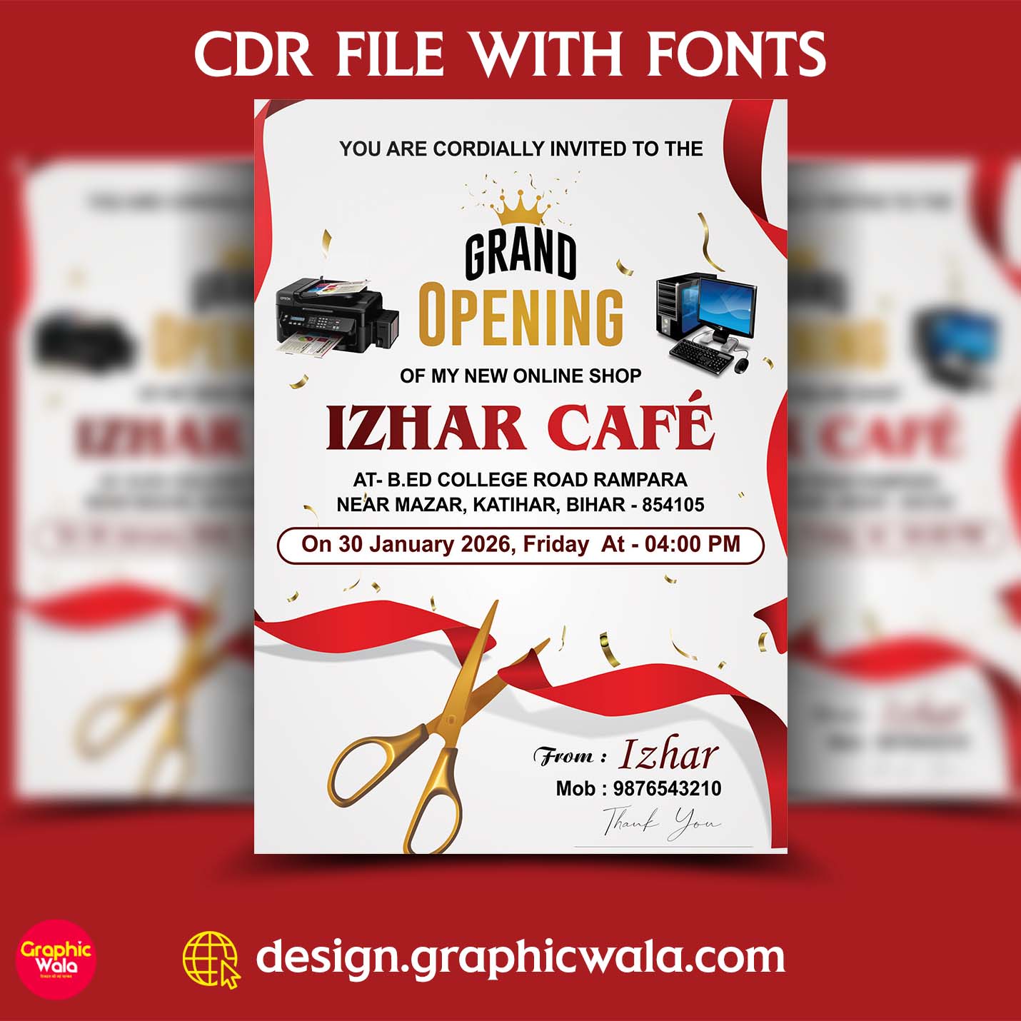 Graphic Wala CDR - Premium Design Files | CDR, PSD, AI, EPS Templates
